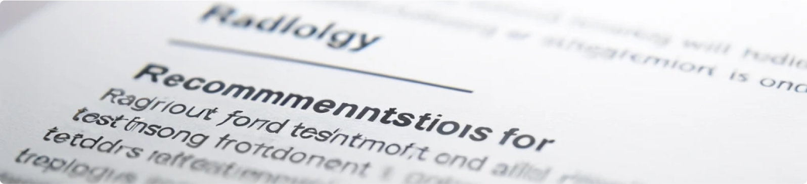 Clinical Recommendations