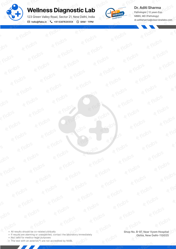 Pathology Lab Letterhead