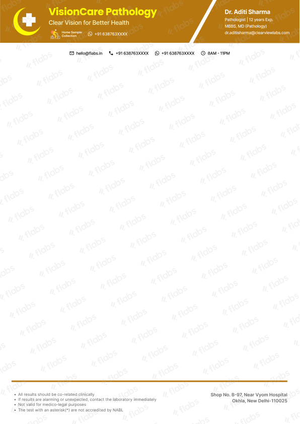 Pathology Lab Letterhead