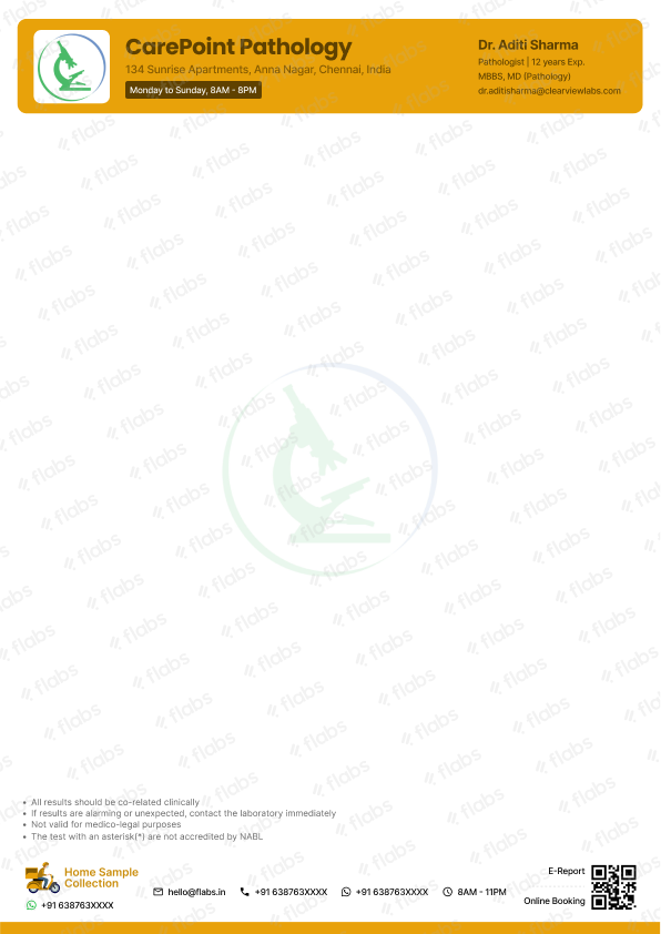 Pathology Lab Letterhead